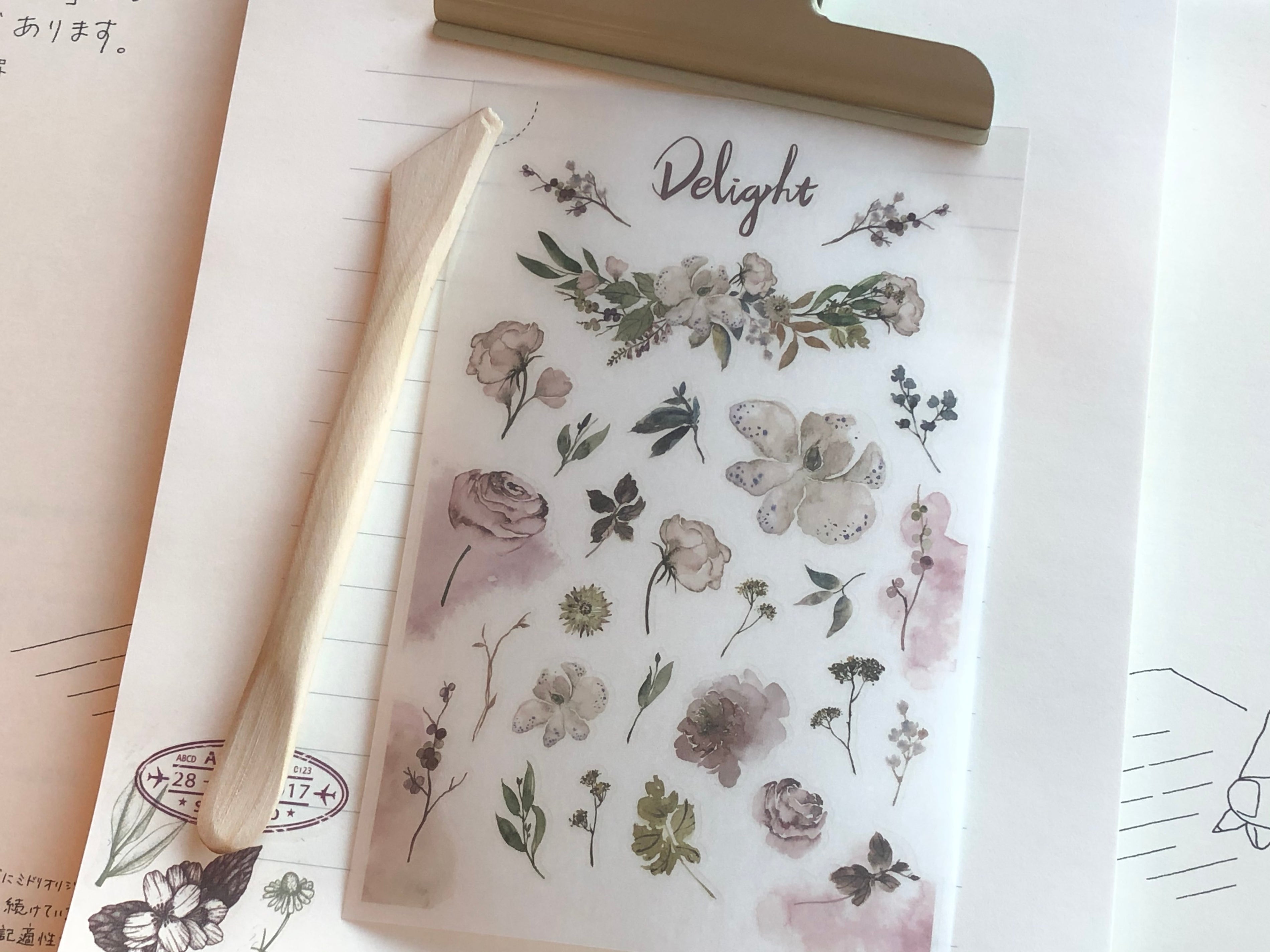 MU Print-On Stickers - Delight - #65 – Yoseka Stationery
