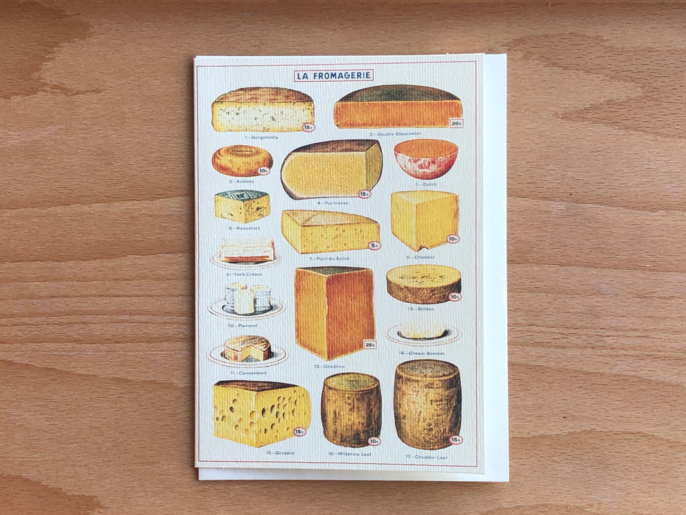 Cheese Greeting Card – Yoseka Stationery