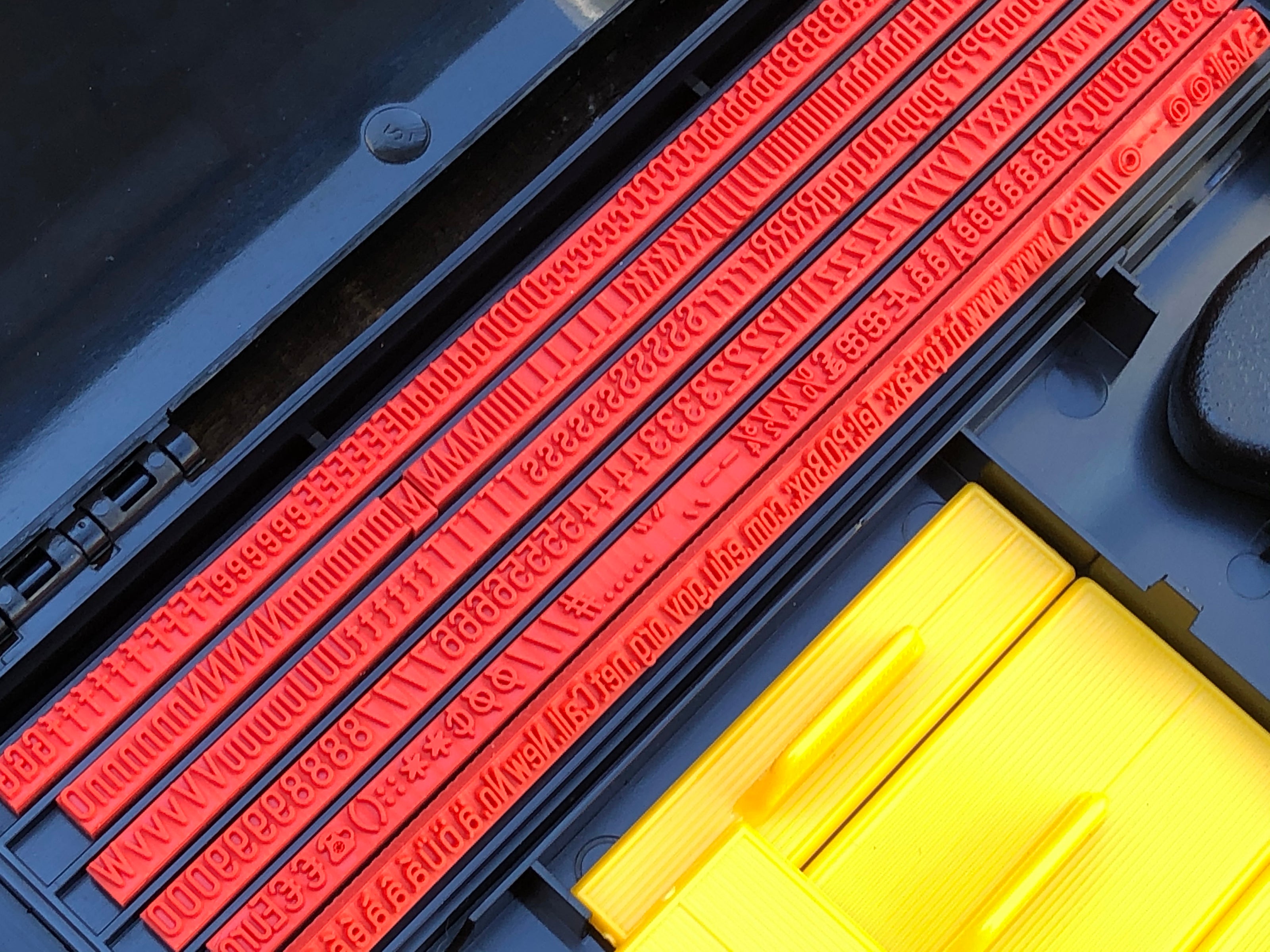 Shiny DIY Stamp Printing Kit - Small Characters – Yoseka Stationery