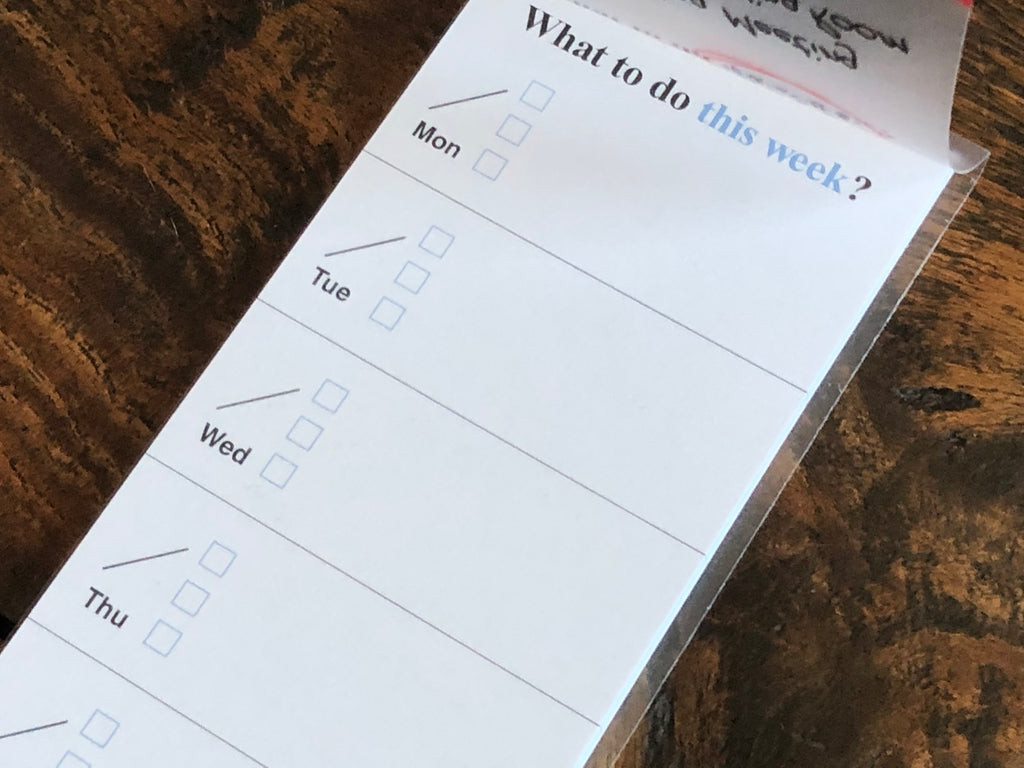 Weekly To Do Sticky Notes – Yoseka Stationery
