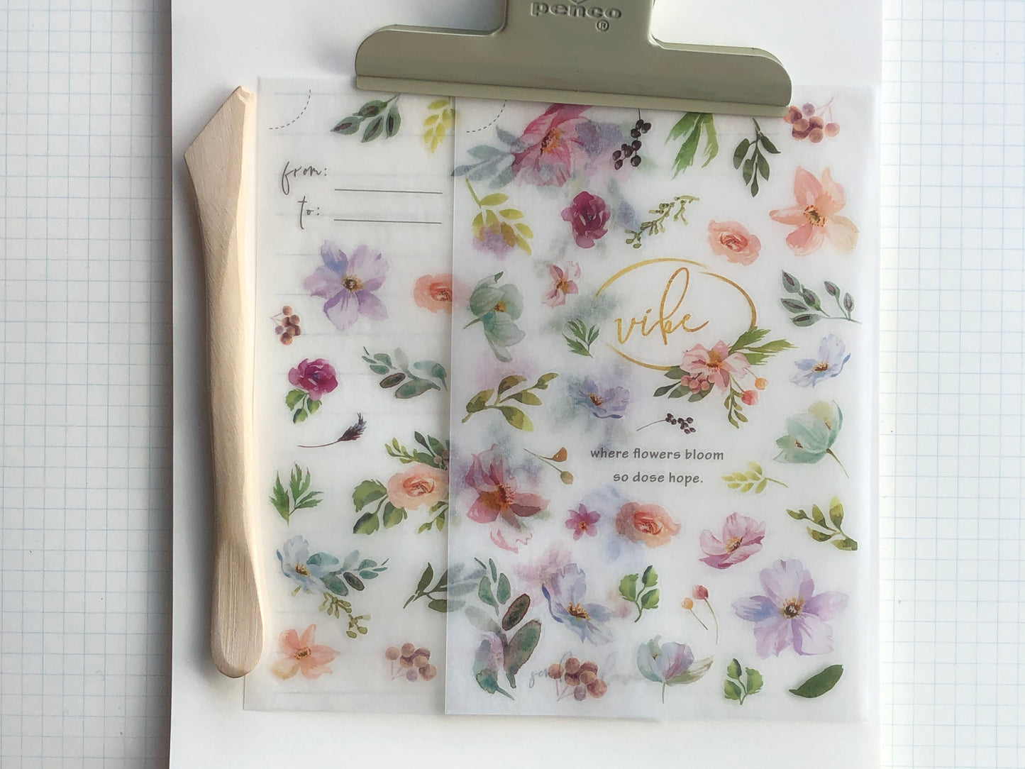 MU Print-On Stickers - #118 – Yoseka Stationery