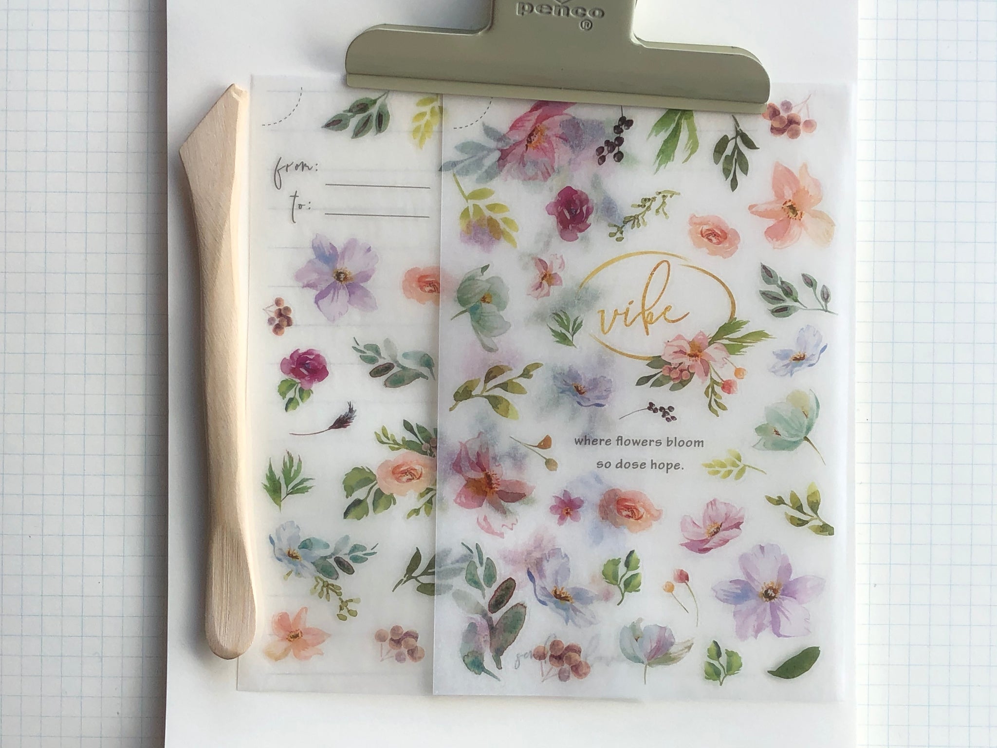 MU Print-On Stickers - #118 – Yoseka Stationery