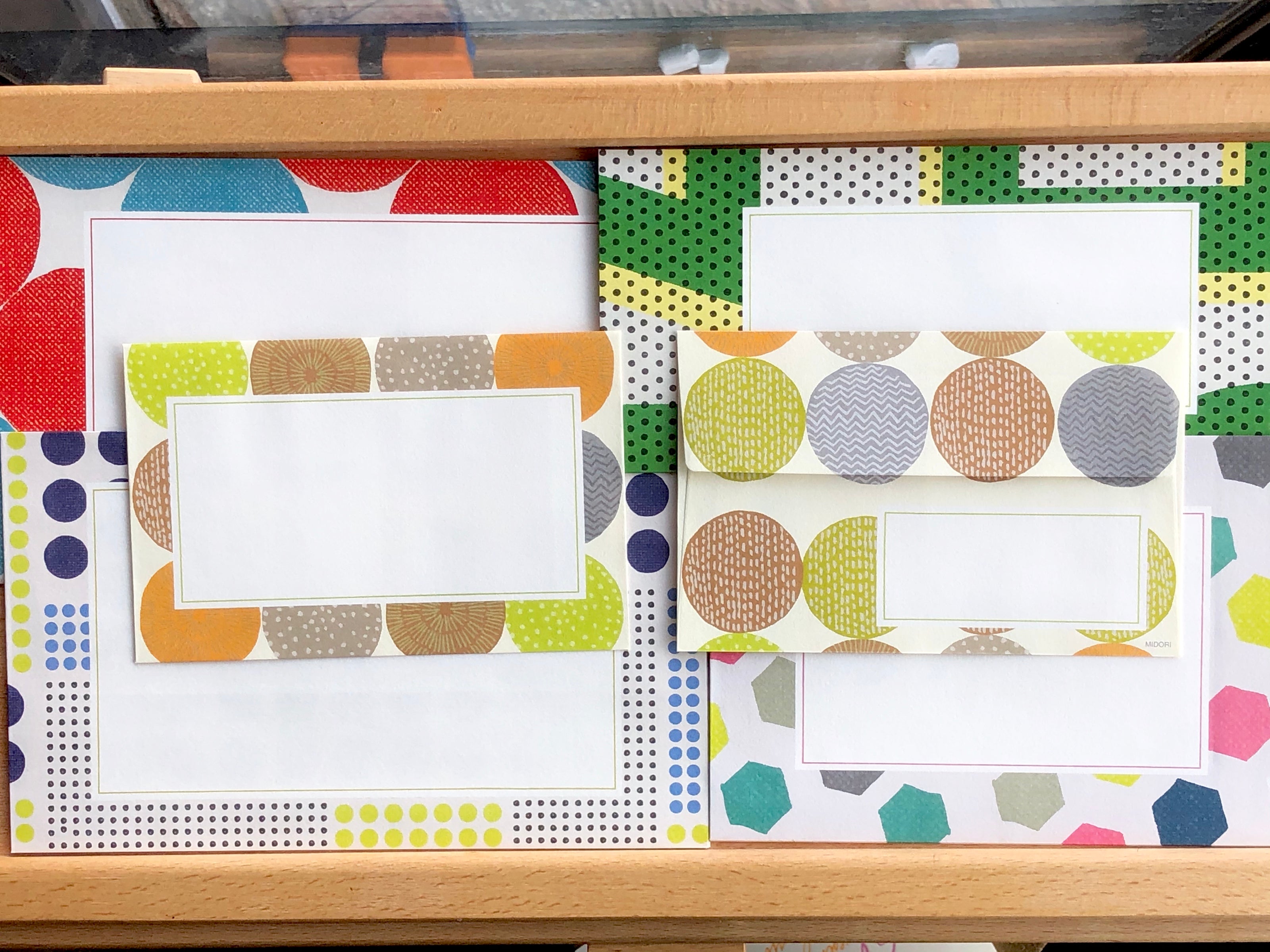 Letter Set - Bright Geo Envelopes – Yoseka Stationery