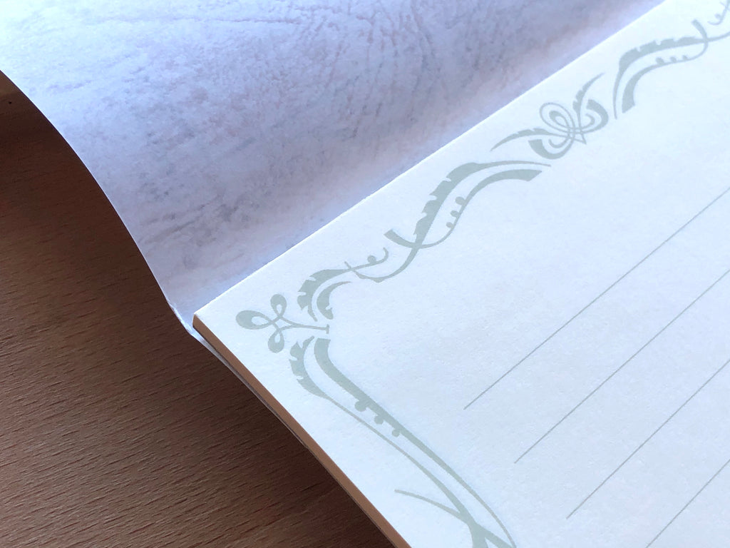 Life Brand Letter Pad - A5 - Cream Paper – Yoseka Stationery