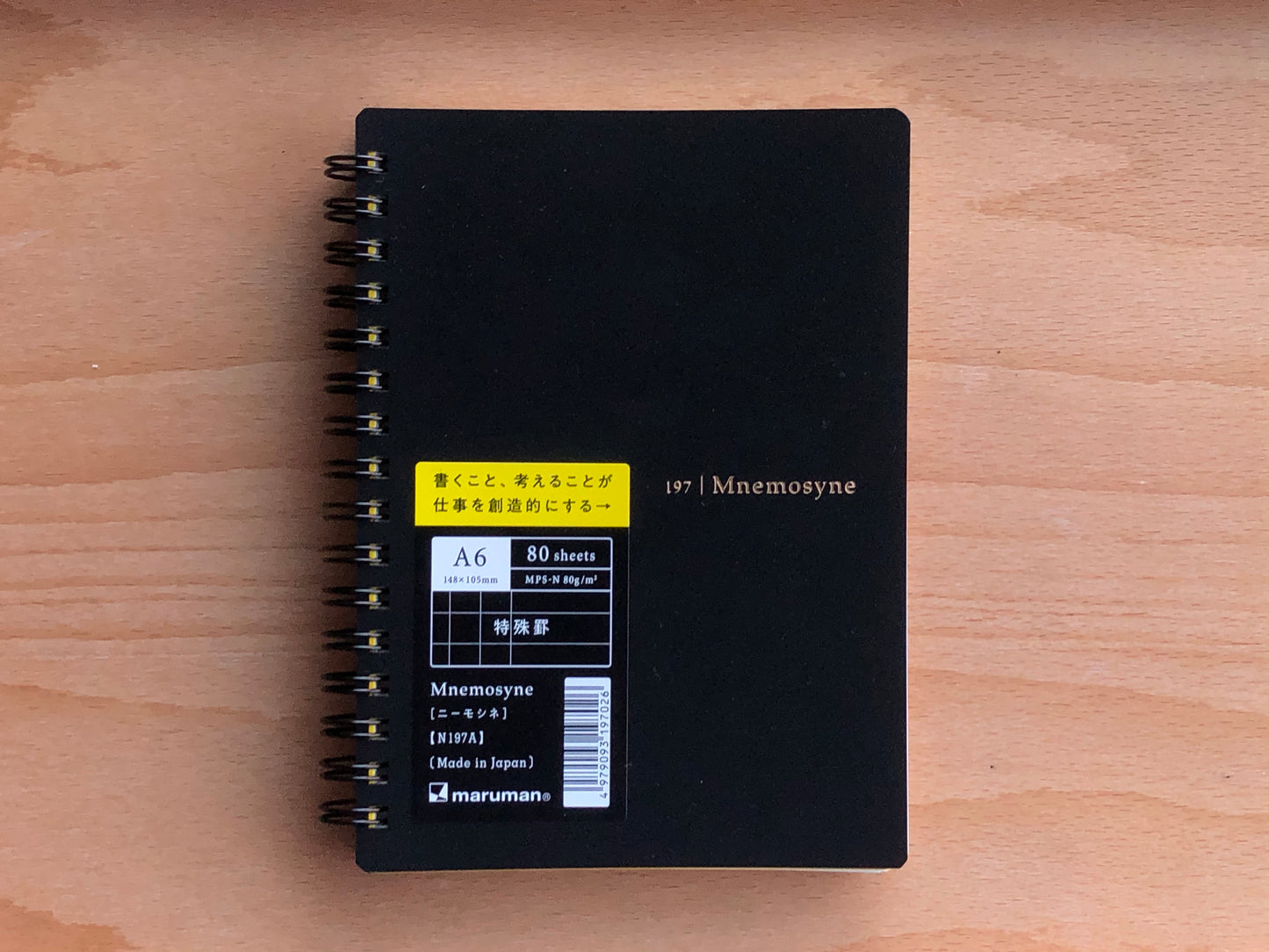 Mnemosyne Daily Notebook - A6 - Checklist – Yoseka Stationery