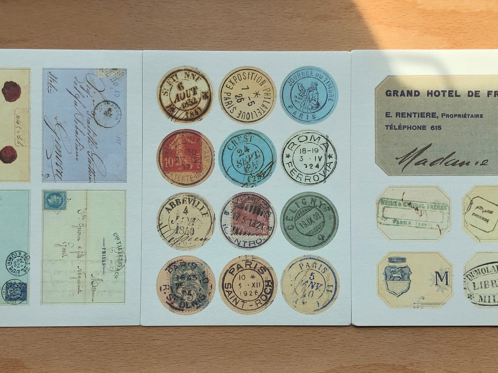Vintage Stickers - Ephemera – Yoseka Stationery