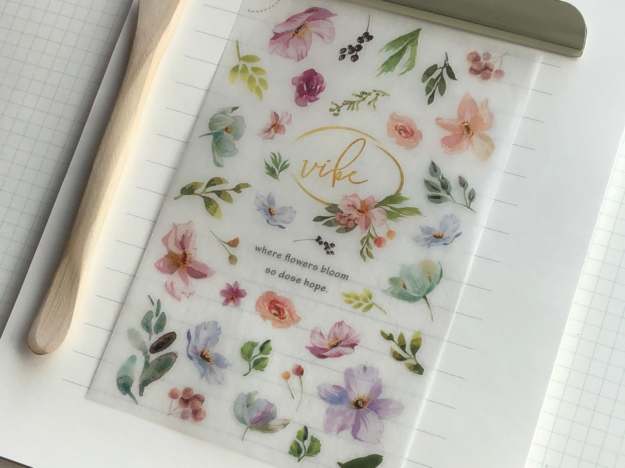 MU Print-On Stickers - #118 – Yoseka Stationery