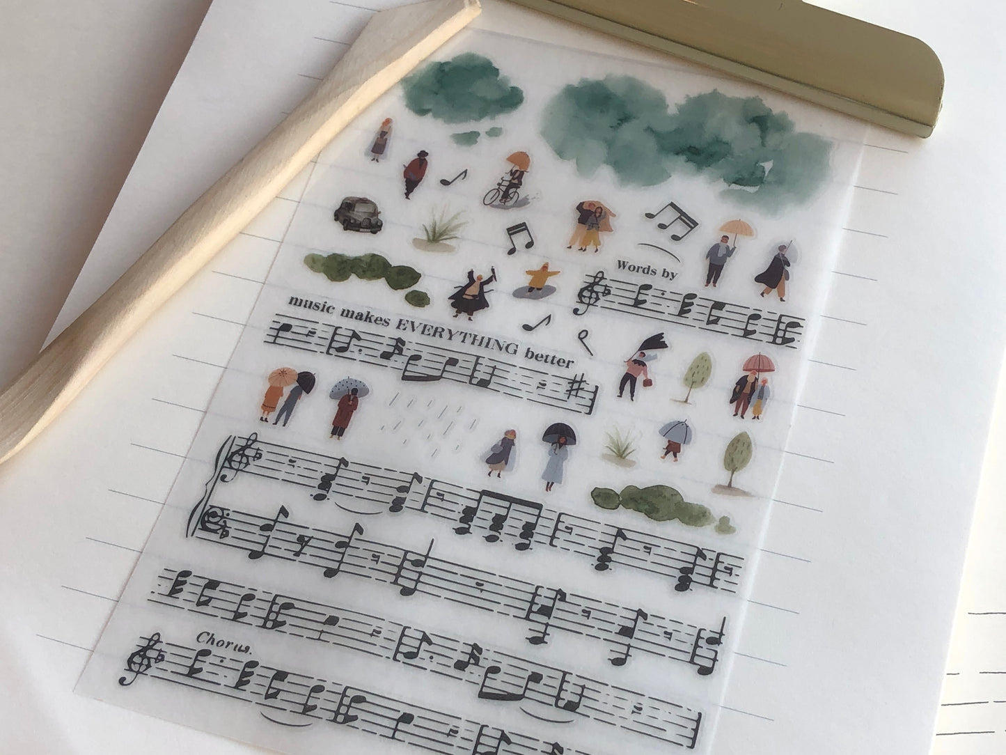 MU Print-On Stickers - #78 – Yoseka Stationery