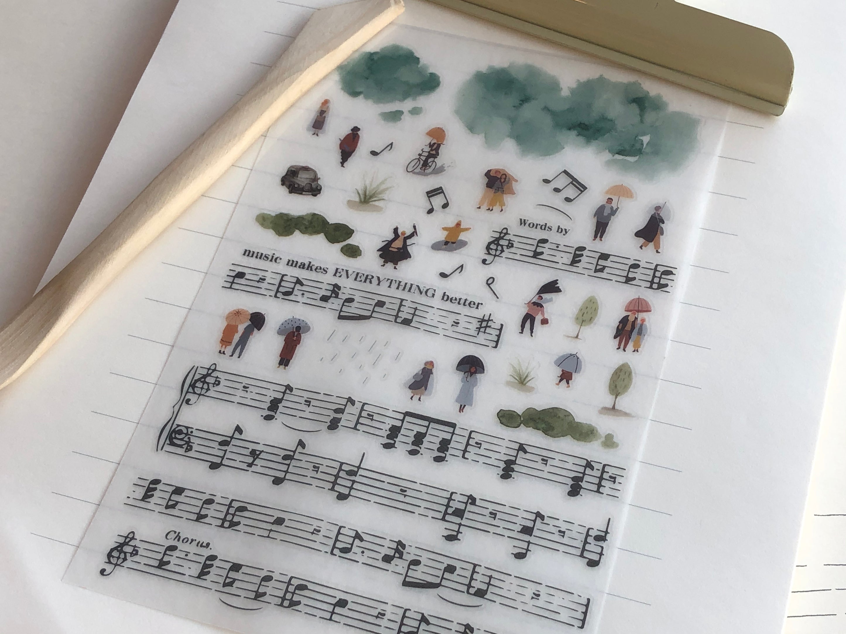 MU Print-On Stickers - #78 – Yoseka Stationery