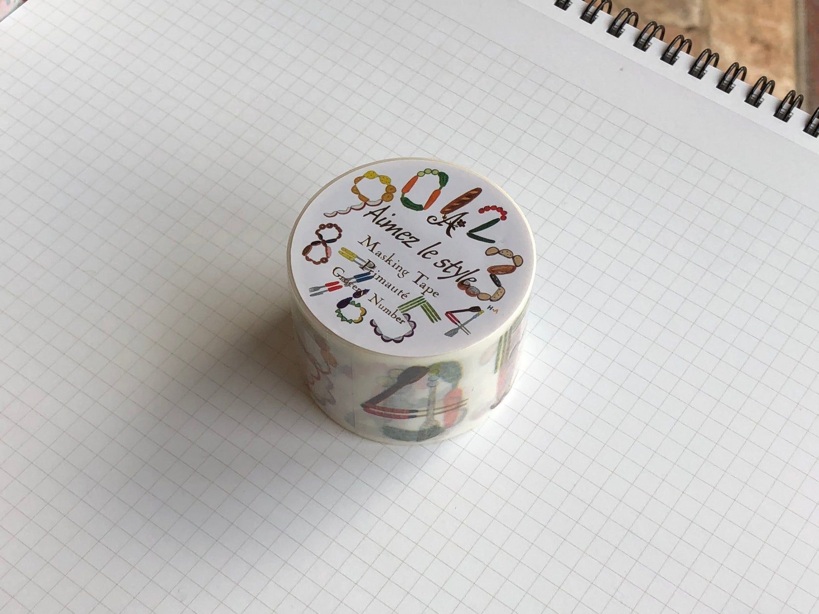Masking Tape Washi - Grocery Number – Yoseka Stationery
