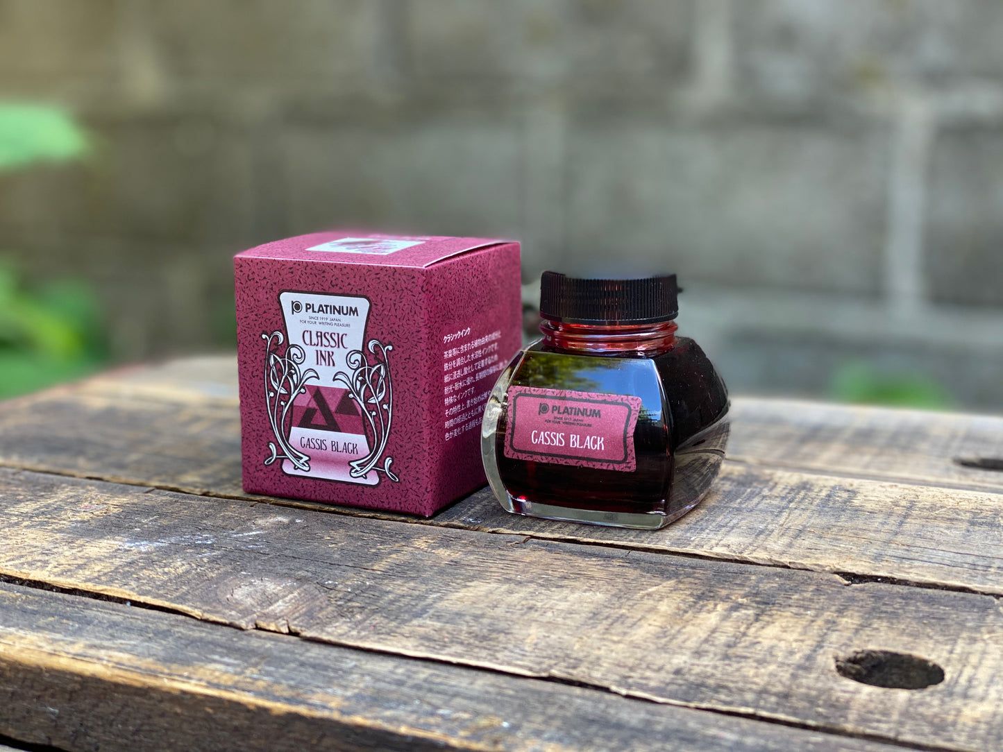 Platinum Classic Ink - Cassis Black – Yoseka Stationery