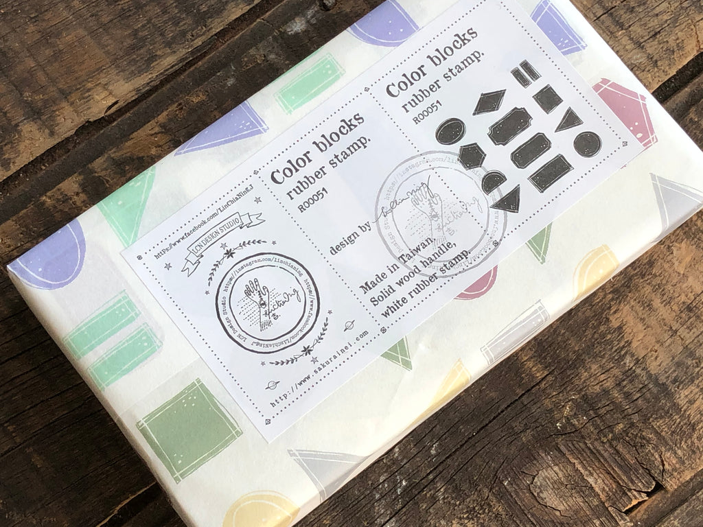 LCN Color Blocks Stamp Set – Yoseka Stationery