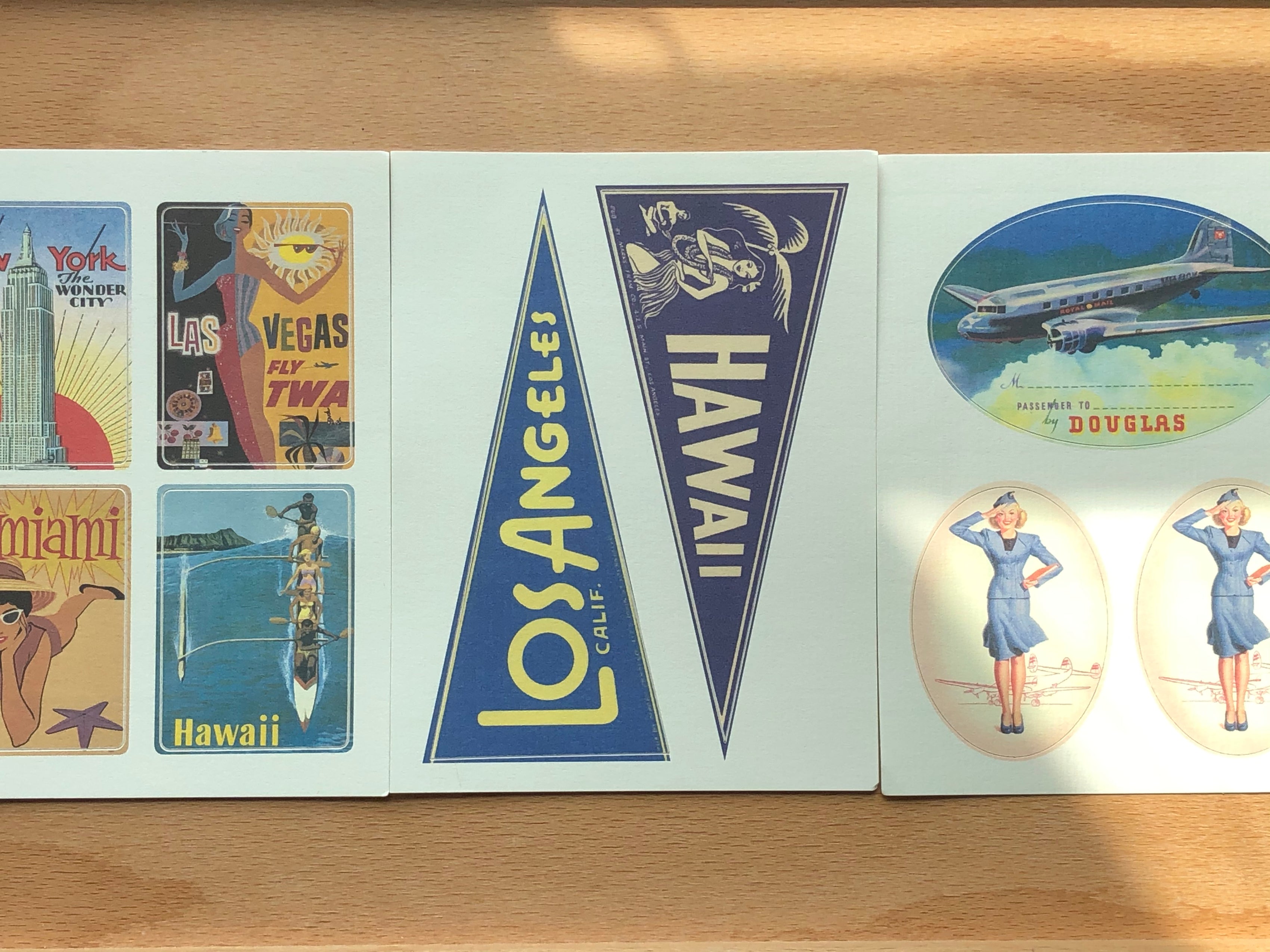 Vintage Stickers - Americana – Yoseka Stationery