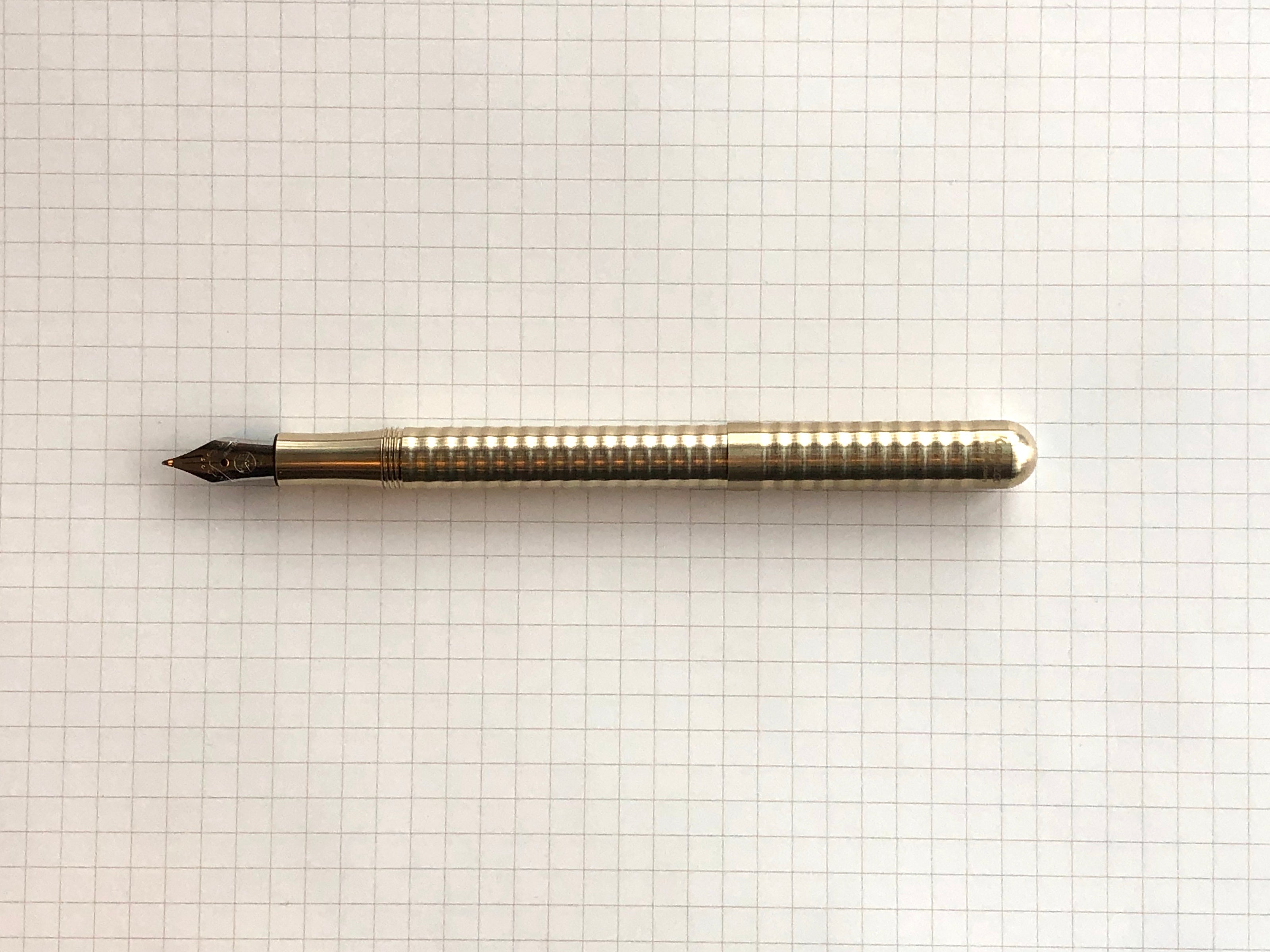 LILIPUT Fountain Pen - Brass Wave – Yoseka Stationery