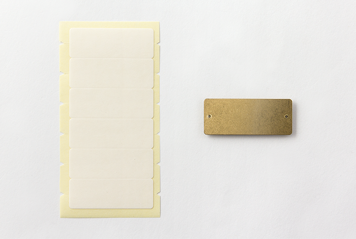 TRAVELER's Brass Label Plate – Yoseka Stationery