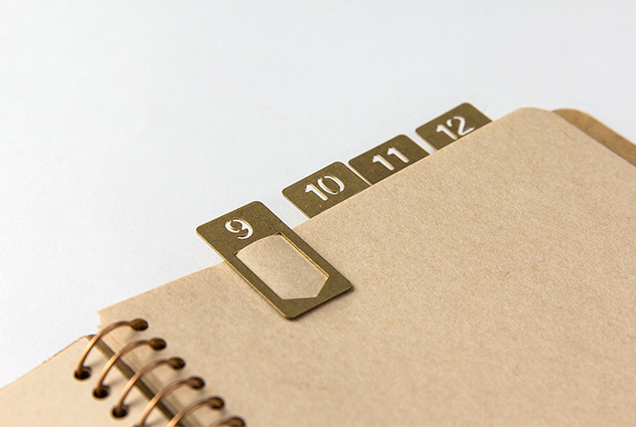 TRAVELER's Brass Number Clips – Yoseka Stationery