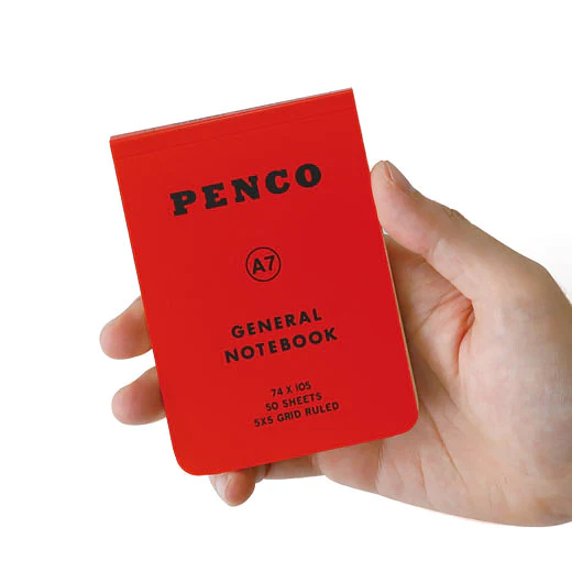 Penco General Notebook - A7 Grid – Yoseka Stationery
