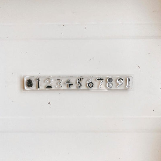 Mizushima Jizai Roller Stamp - Numbers – Yoseka Stationery