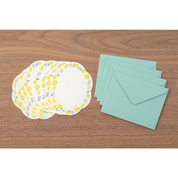 Letterpress Die-Cut Letter Set - Lemon – Yoseka Stationery