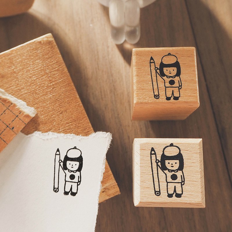 Yohand Studio Wooden Stamp - Drawing – Yoseka Stationery
